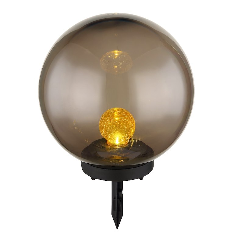 SOLARNA LAMPA PLASTIKA CRNA, 1XLED Globo globo-33827