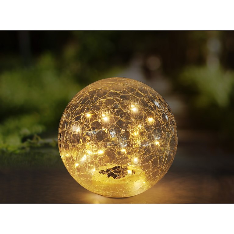 SOLARNA LAMPA PLASTIKA CRNA, 30XLED Globo globo-33304