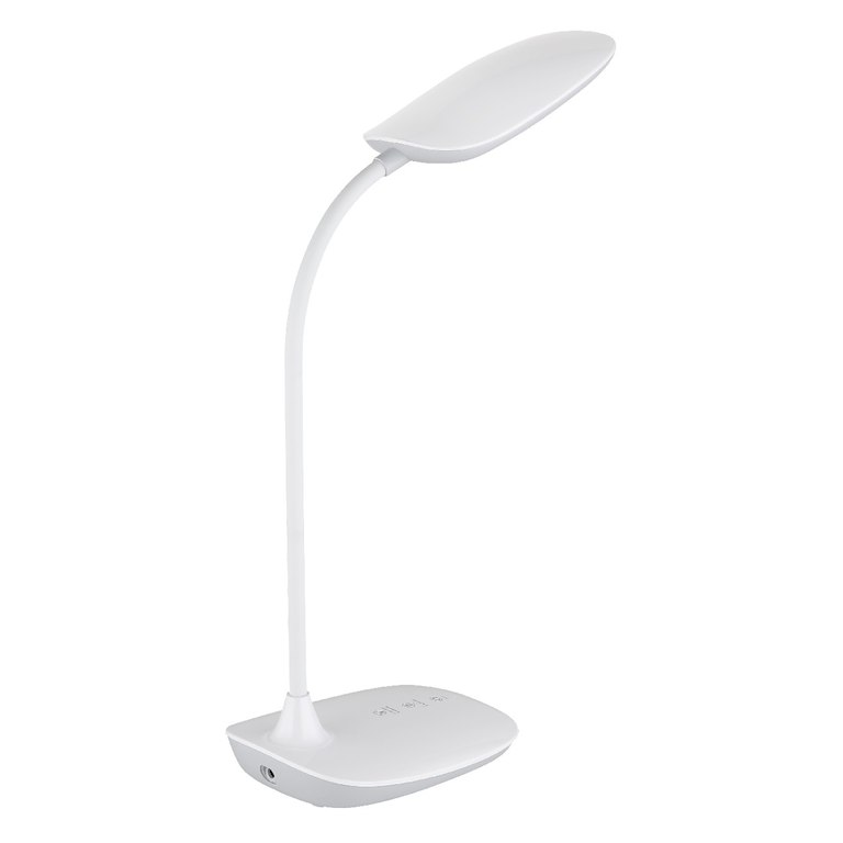 STONA LAMPA PLASTIKA BELA, 1XLED GLOBO GLOBO-58455W