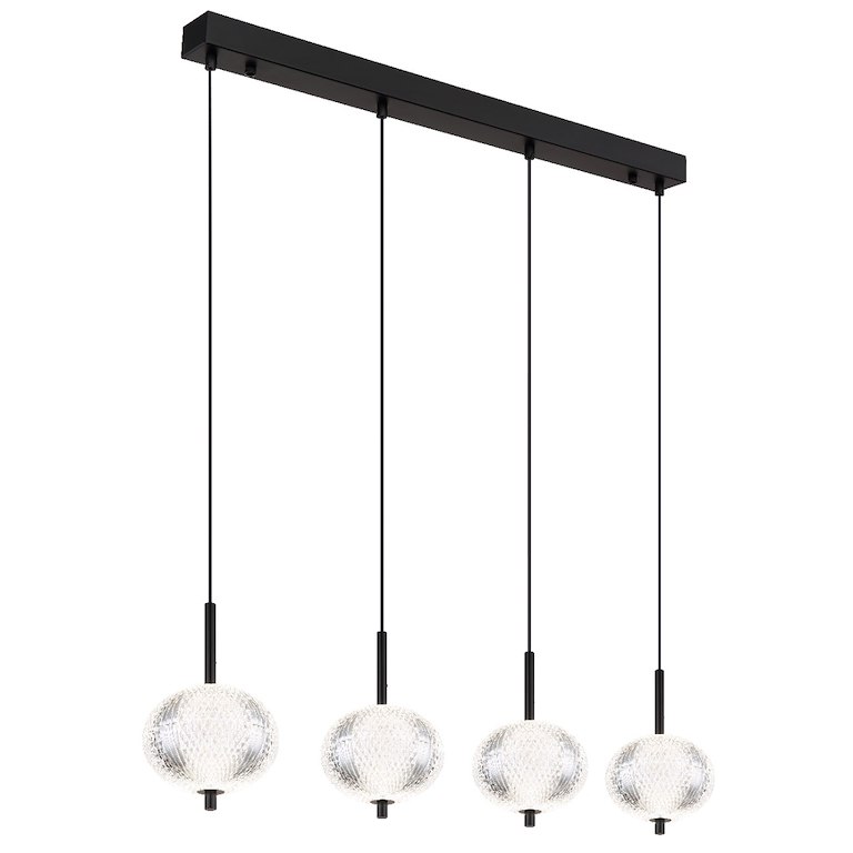 AIDA VISILICA METAL CRNA MATT, 1XLED Globo-16042-4H