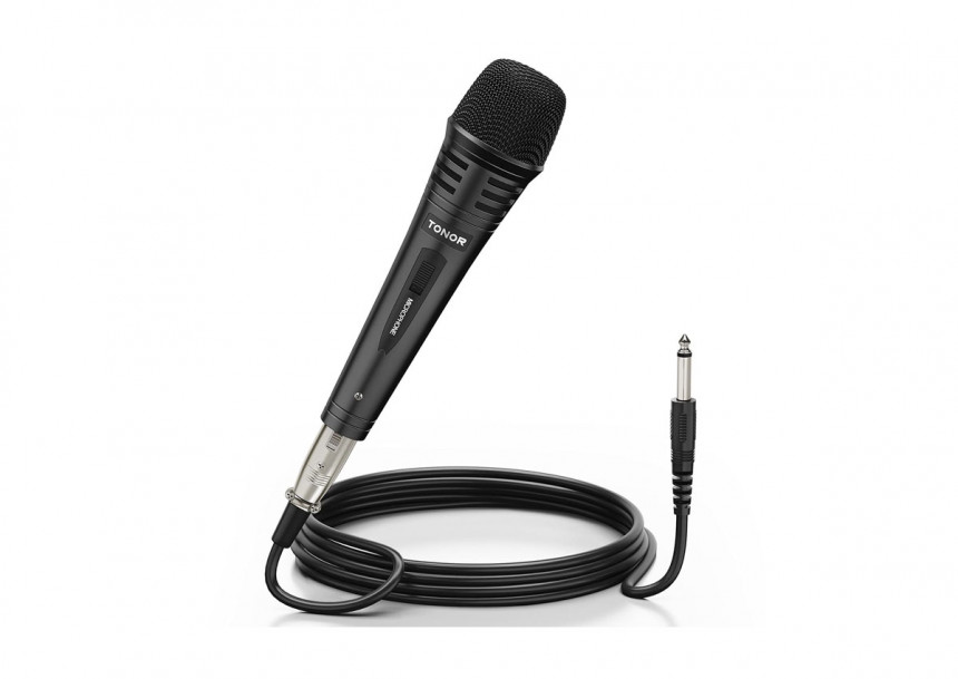 MPWD50CBK Karaoke mikrofon, 6.35mm -72dB+, Sensitivity, 50Hz-15kHz, 5.0m + Kofer 44481