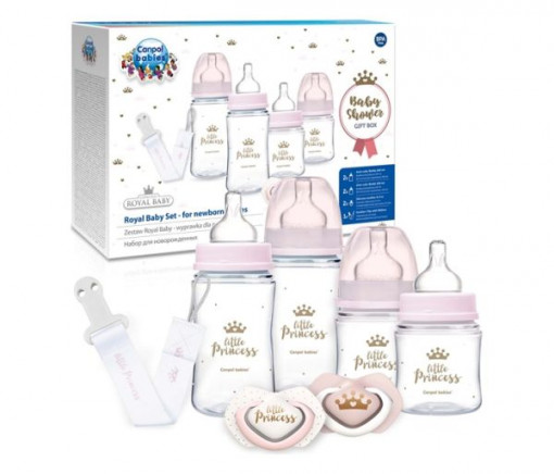 CANPOL BABIES SET ZA NOVORODJENCE ROYAL BABY - PINK