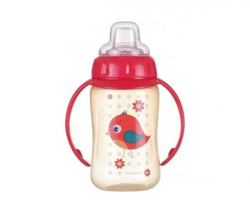 CANPOL BABIES FLASICA/SOLJA SA KLJUNOM I RUCKAMA 56/512 "HAPPY ANIMALS - TRAINING" 320ML - BIRD