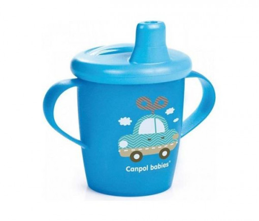 CANPOL BABIES SOLJA 250ML NON SPIL 31/200 TOYS - BLUE