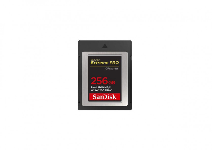 Sandisk cfexpress 256gb extreme pro 1700/1200mb/s