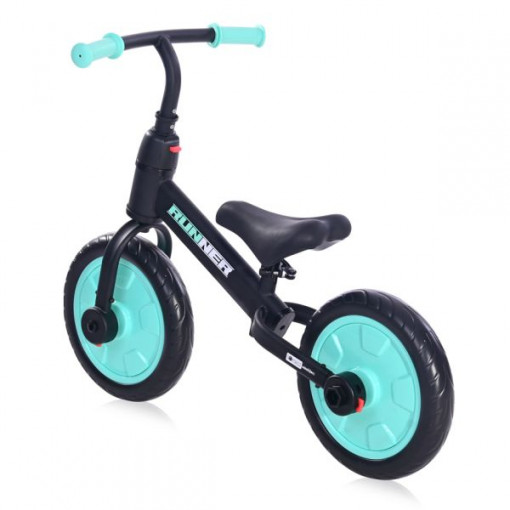 LORELLI BALANCE BIKE RUNNER 2u1 BLACK&TURQUOISE