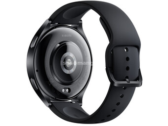 Xiaomi Watch S2 Black Case with Gray TPU Strap