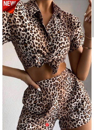 sorc i majica leopard