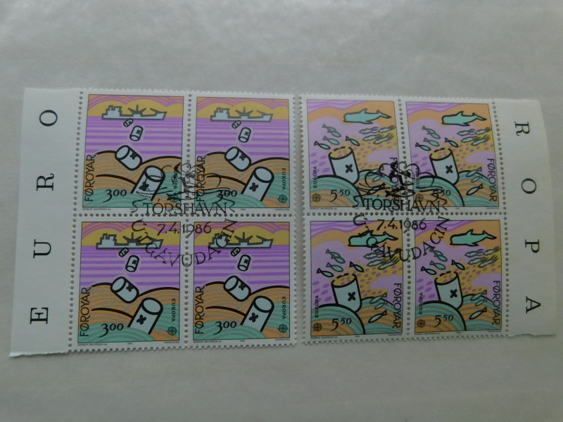 FOROYAR EUROPA 1986 KOMPLET SERIJA