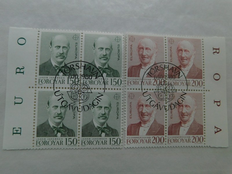 FOROYAR EUROPA 1980 KOMPLET SERIJA