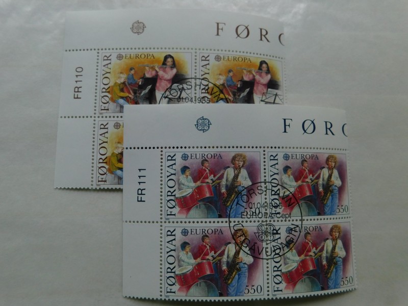 FOROYAR EUROPA 1985 KOMPLET SERIJA