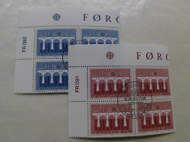 FOROYAR EUROPA 1984 KOMPLET SERIJA