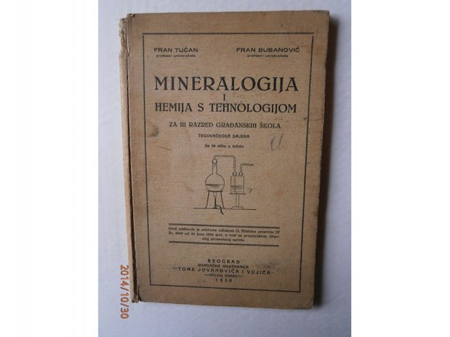 Mineralogija i hemija s tehnologijom, Fran Tućan