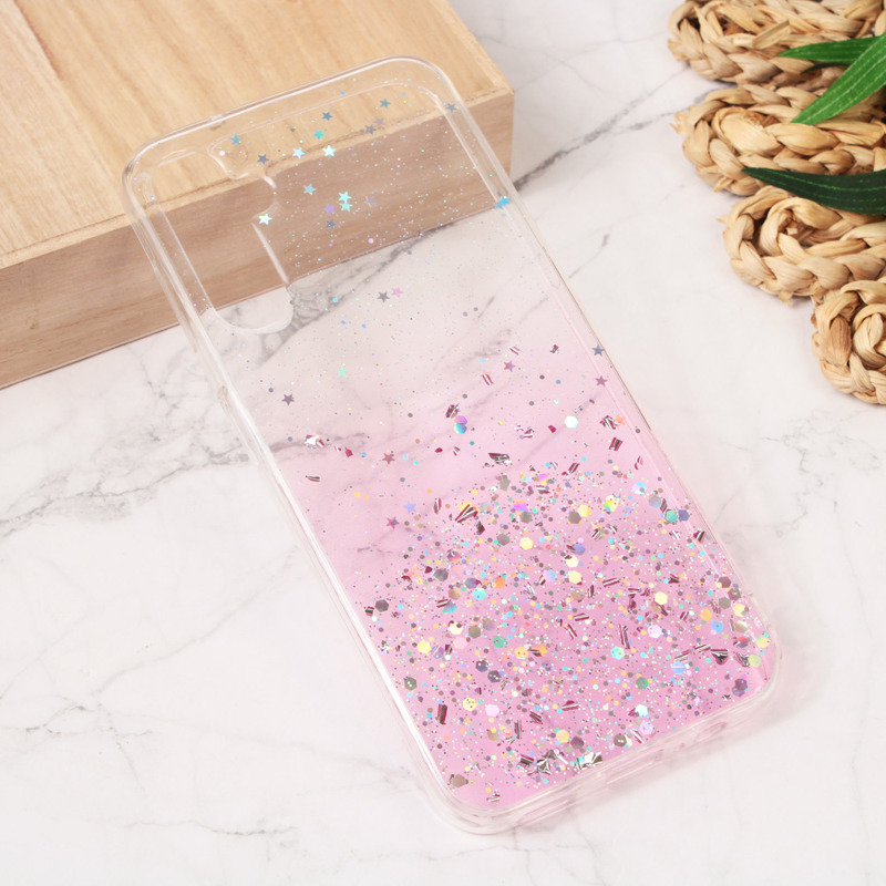 Maskica Silikonska Glitter za za Samsung A145R/A146B Galaxy A14 4G/5G roze