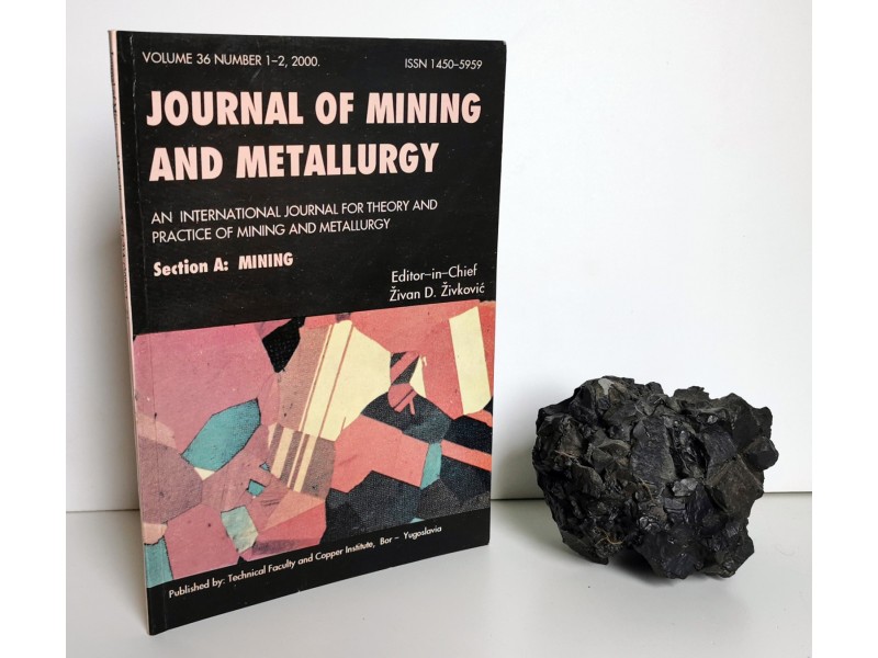 JOURNAL - Mining and Metallurgy - Živan D. Živković