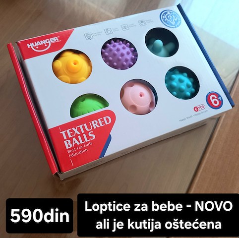Igračka za bebe loptice Textured Balls NOVO