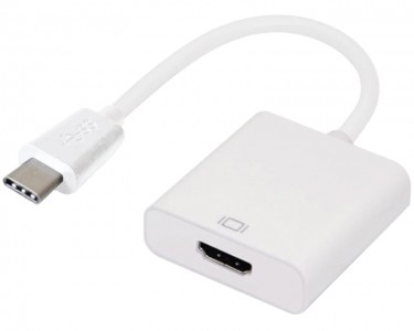 E-GREEN Adapter USB 3.1 tip C (M) - HDMI (F) beli