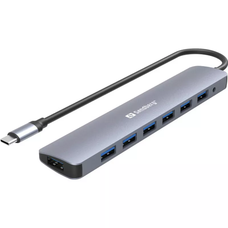 USB HUB 7 port Sandberg USB C – USB 3.0 136-40