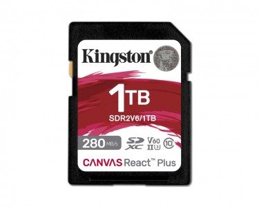 KINGSTON Memorijska kartica SDR2V6/1TB 1TB SDXC UHS-II 280R/150W U3 V60