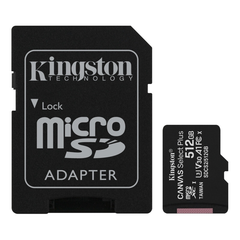 Memorijska kartica A1 MicroSDXC 512GB 100R class 10 SDCS2/512GB + adapter