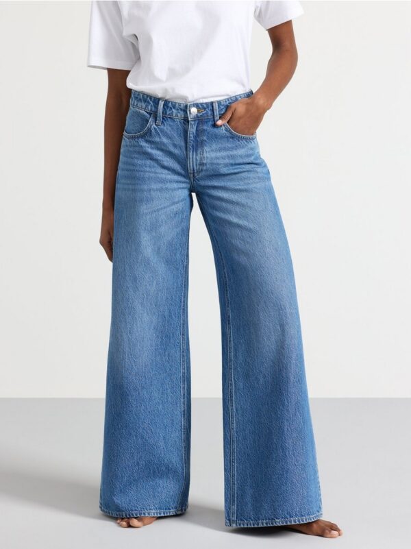 Pantalone – 100% pamuk – Wide jeans