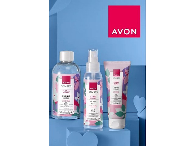 Senses Floral burst TRIO za osveženje i negu by Avon