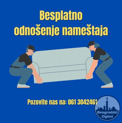 Besplatno odnosenje namestaja