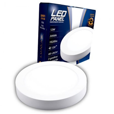 Lumax LED panel LUMNPO-12W 3000K nadgradni-okrugli 1020 lm ( 003794 )