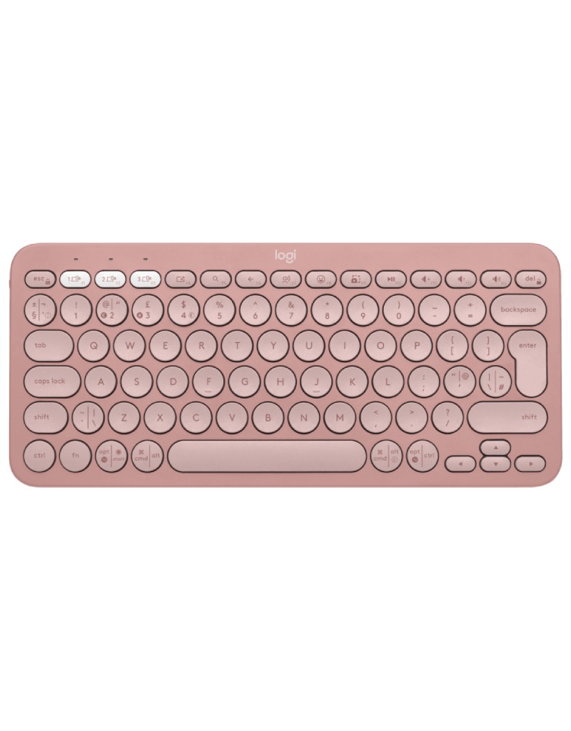 LOGITECH K380s Bluetooth Pebble Keys 2 US roze tastatura