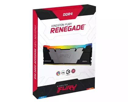 KINGSTON DIMM DDR4 16GB (2x8GB kit) 4600MT/s KF446C19RB2AK2/16 Fury Renegade RGB Black XMP