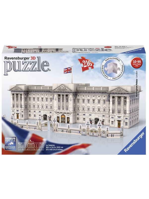 Ravensburger 3D Puzzle – Bakingemska Palata Ra12524