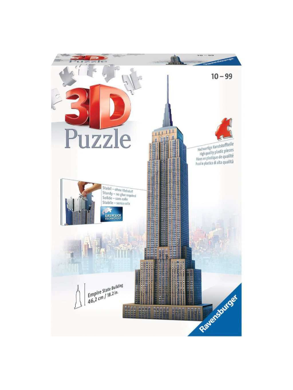 Ravensburger 3D Puzzle (Slagalice) – Empire State Building Ra12553