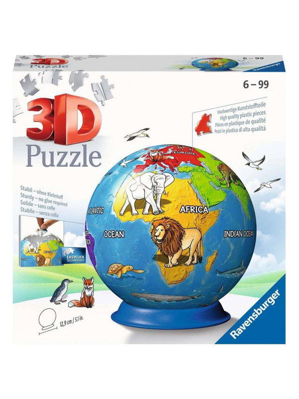 Ravensburger 3D Puzzle (Slagalice) – Mapa Sveta