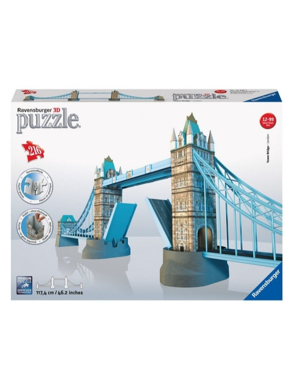 Ravensburger 3D Puzzle (Slagalice) – Most Ra12559