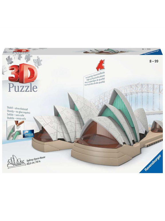 Ravensburger 3D Puzzle (Slagalice) – Sidnejska Opera