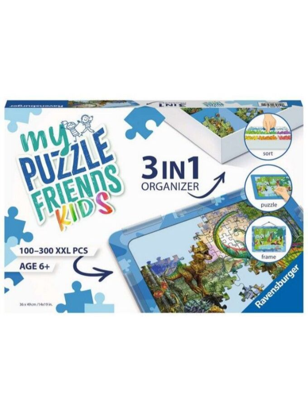 Ravensburger 3U1 Organizator Za Dečije Slagalice U Plavoj Boji