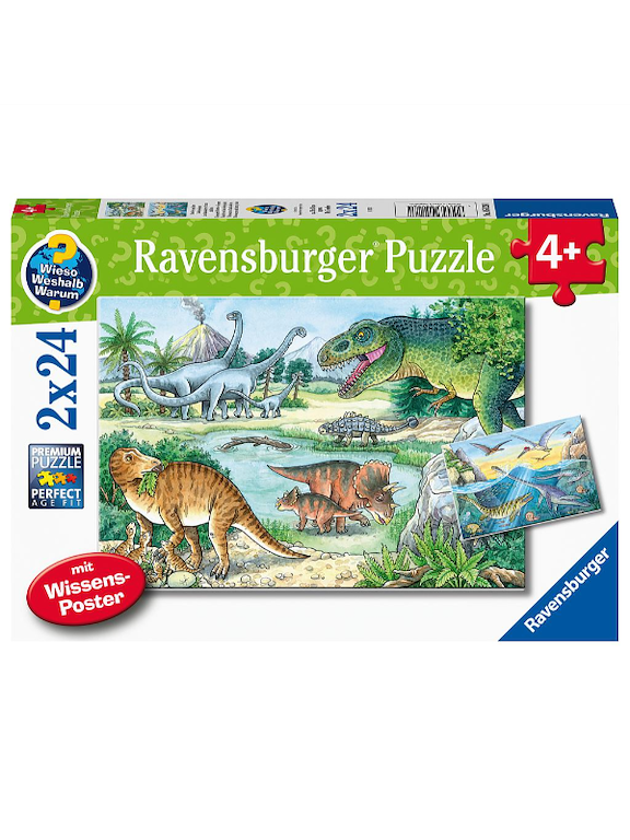 Ravensburger Puzzle (Slagalice) – Dinosaurusi Na Svom Staništu