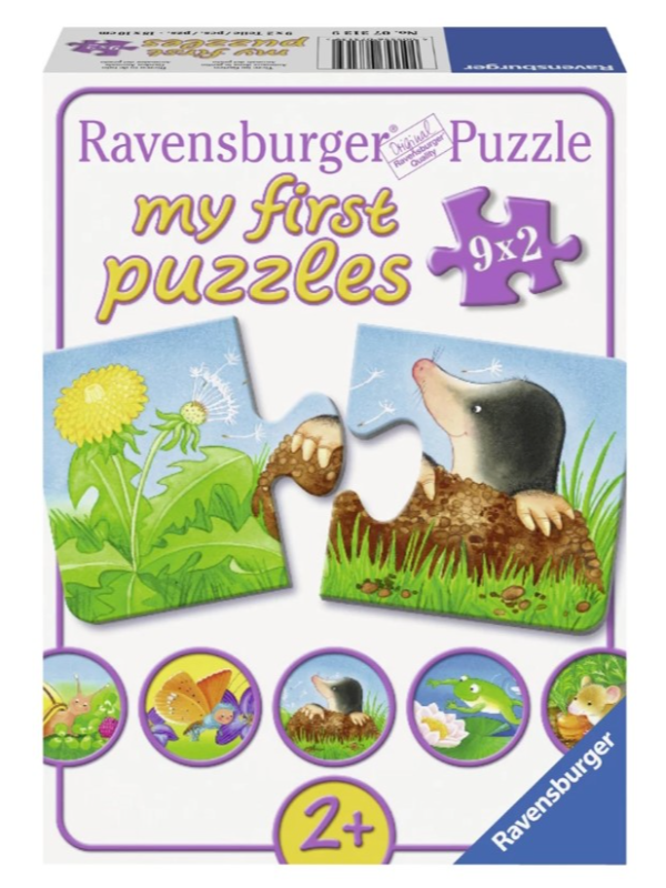 Ravensburger Puzzle (Slagalice) – Moje Prve Puzzle, 9 U 1,Sitne Zivotinje