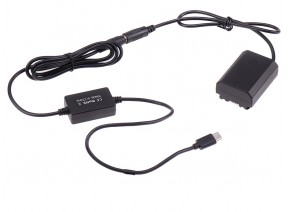 Dummy Battery Sony NP-FZ100 DC Coupler Kit USB-C
