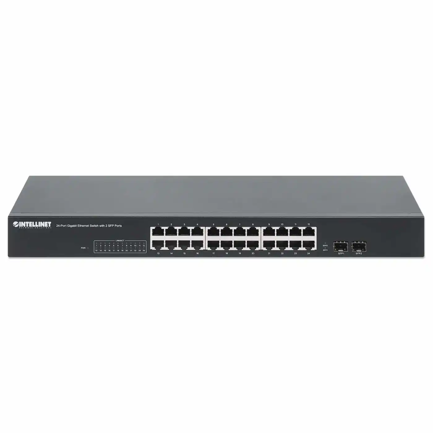 Intellinet Switch 24-Port Gigabit Ethernet 2 SFP Ports