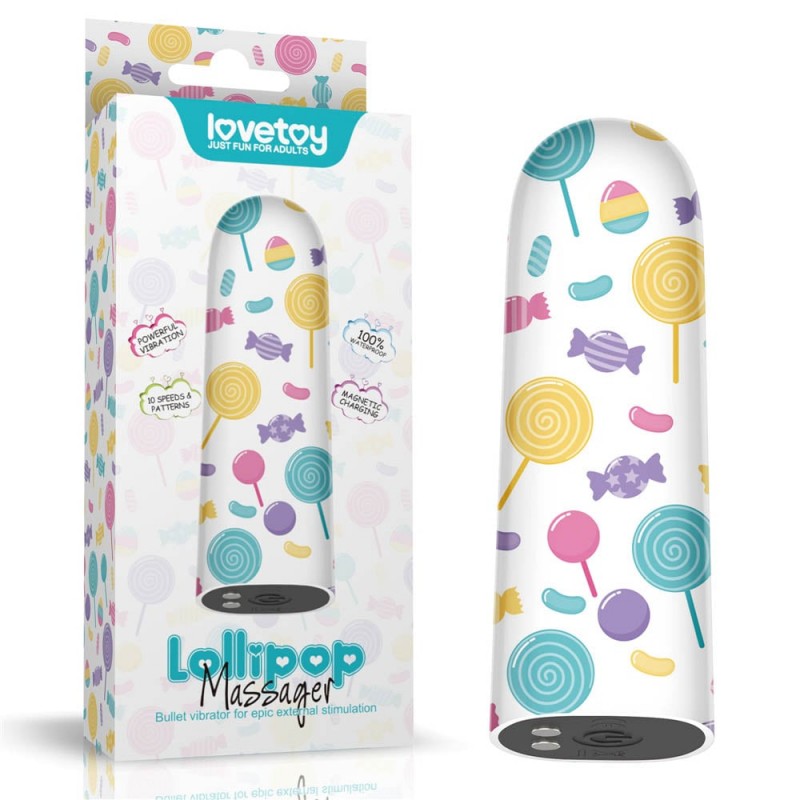 Rechargeable Lollipop Massager, LVTOY00650 / 0247