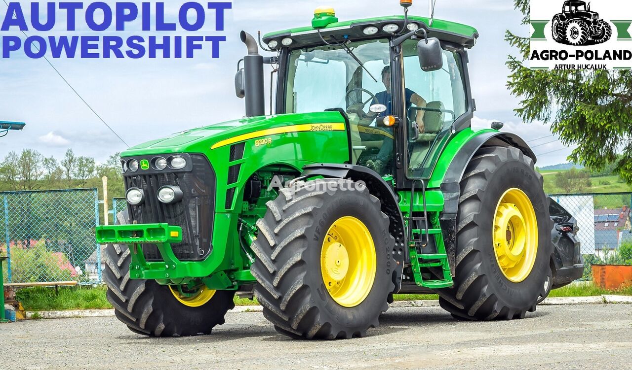 John Deere 8320 R - TLS - POWERSHIFT - GPS - AUTOPILOT - 11047 h - 2010 ROK traktor točkaš