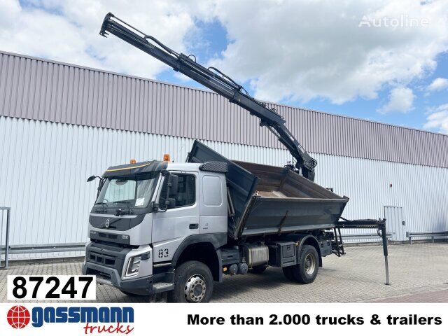 Volvo FM 44 R 4x4 mit Heckkran Hiab XS 144 PRO kiper