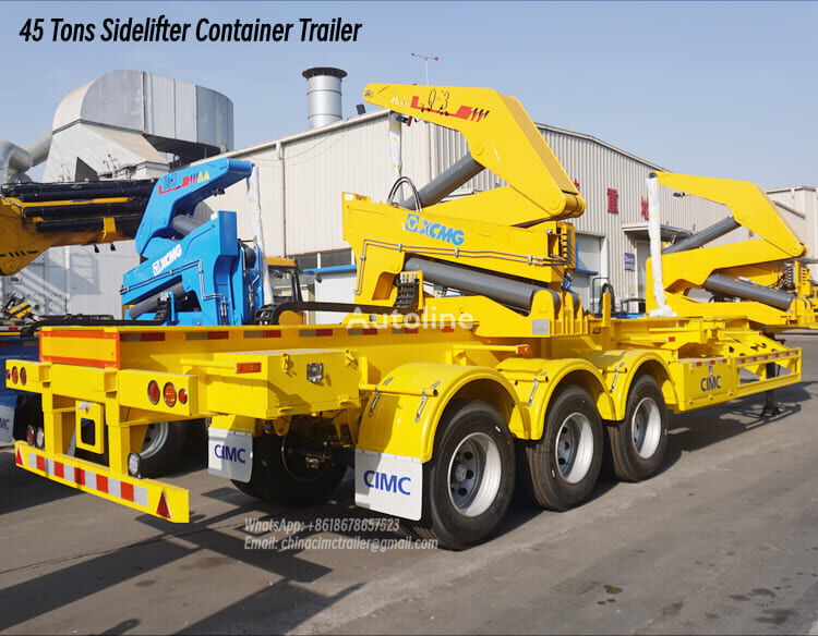 Nova CIMC 45 Tons Sidelifter Container Trailer for Sale in Tanzania Dar es poluprikolica za prevoz kontejnera