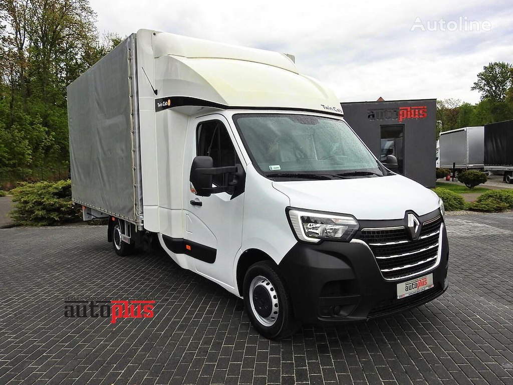 Renault MASTER PLANDEKA 10 PALET WEBASTO TEMPOMAT KLIMATYZACJA LEDY PNEU kamion s ceradom < 3.5t