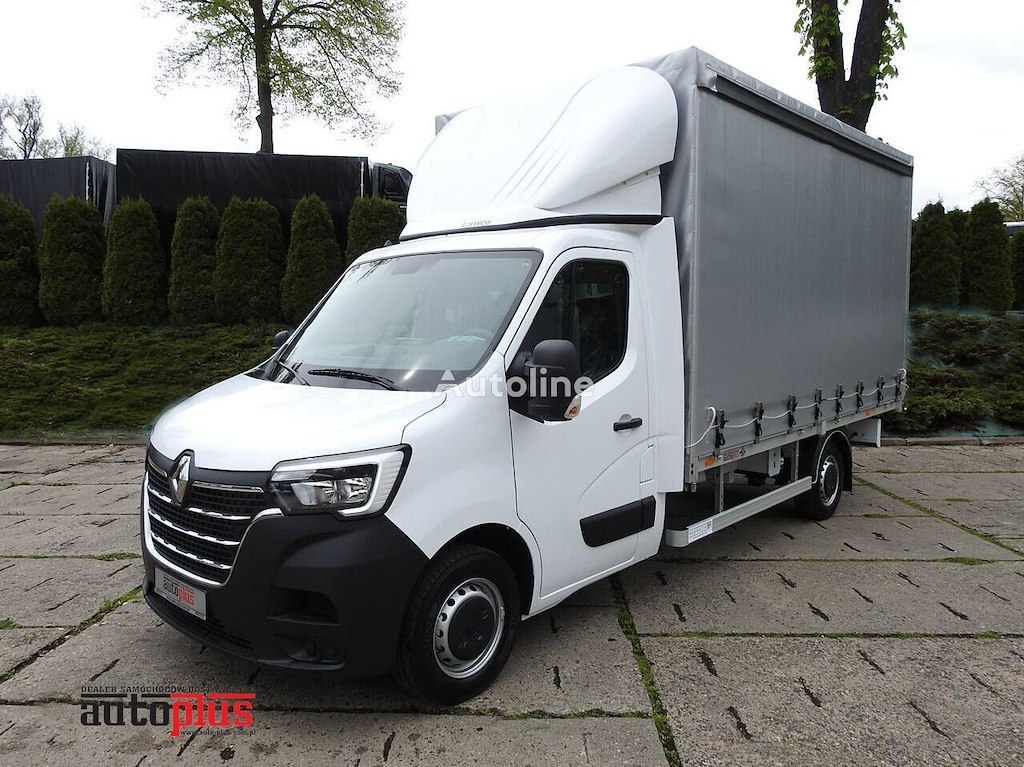 Renault MASTER NOWY PLANDEKA 8 PALET KLIMATYZACJA TEMPOMAT LEDY ASO GWAR kamion s ceradom < 3.5t