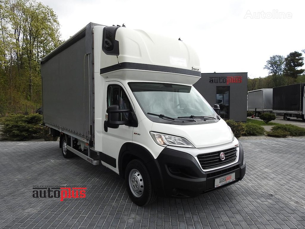 FIAT DUCATO PLANDEKA 10 PALET WEBASTO TEMPOMAT KLIMATYZACJA PNEUMATYK kamion s ceradom < 3.5t