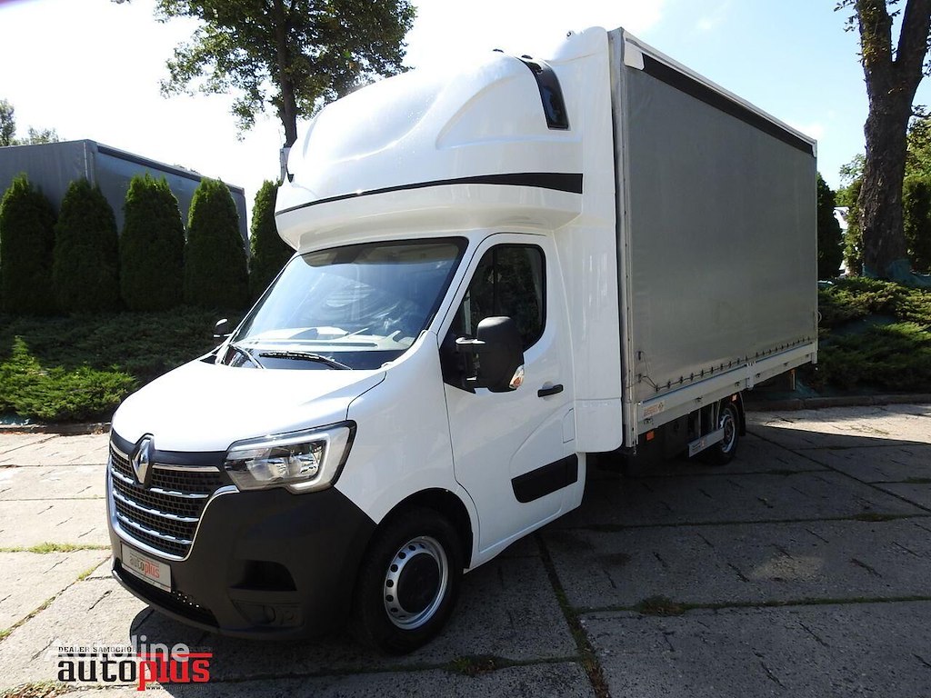 Renault MASTER PLANDEKA 12 PALET WEBASTO TEMPOMAT KLIMATYZACJA LEDY PNEU kamion s ceradom