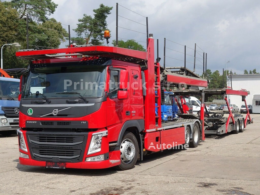 Volvo FM 460 autotransporter + prikolica autotransportera