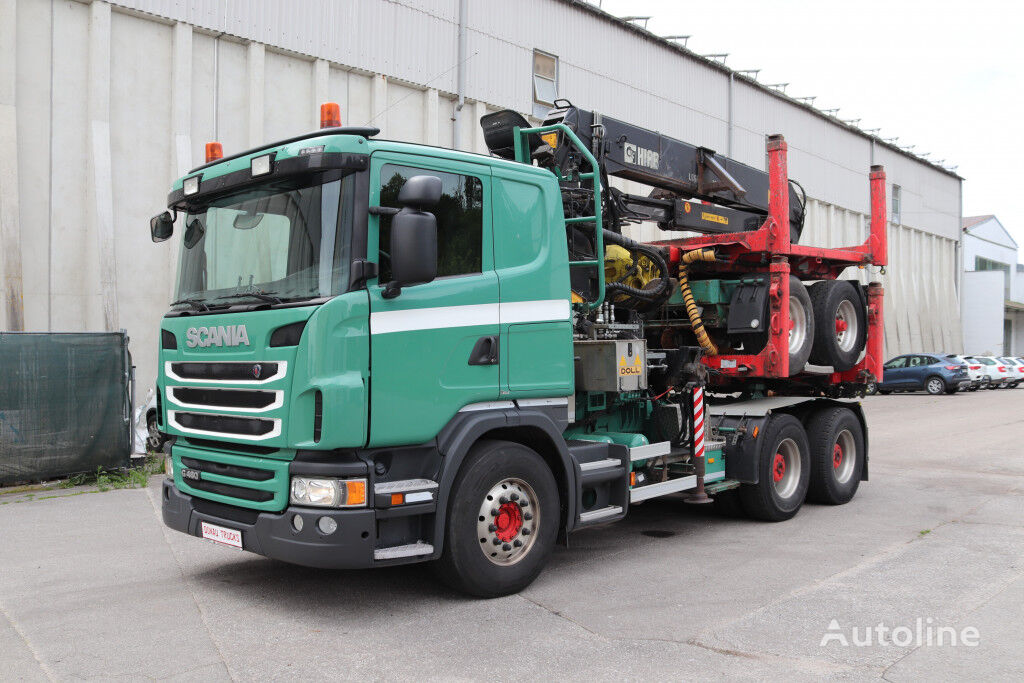 Scania G480 E5 6x4 Retarder Loglift 281S91 Nachläufer kamion za prevoz drva